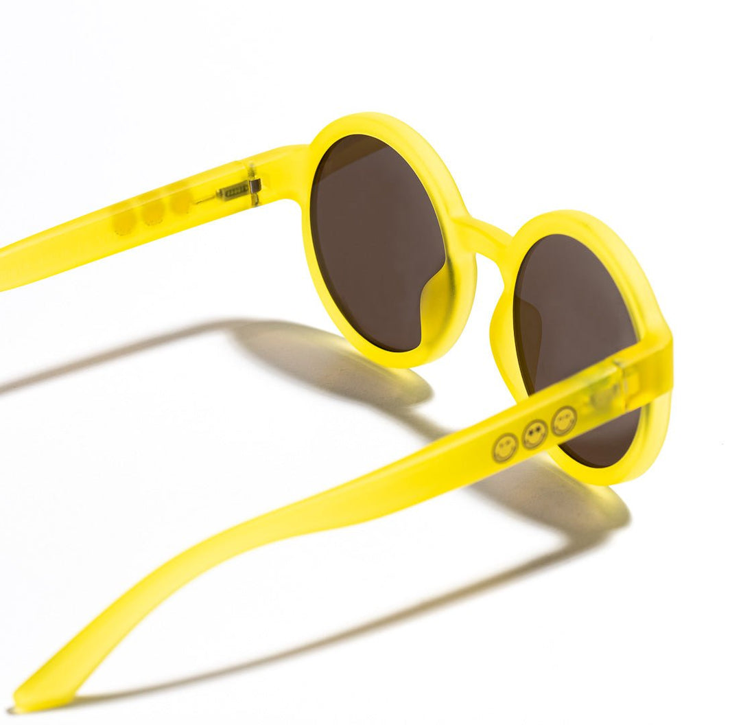SmileyWorld Kids Sunglasses Round Sunlight Yellow – Smiley World